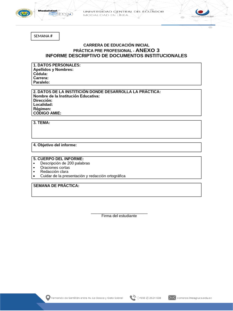 Anexo 3 Informe Descriptivo | PDF