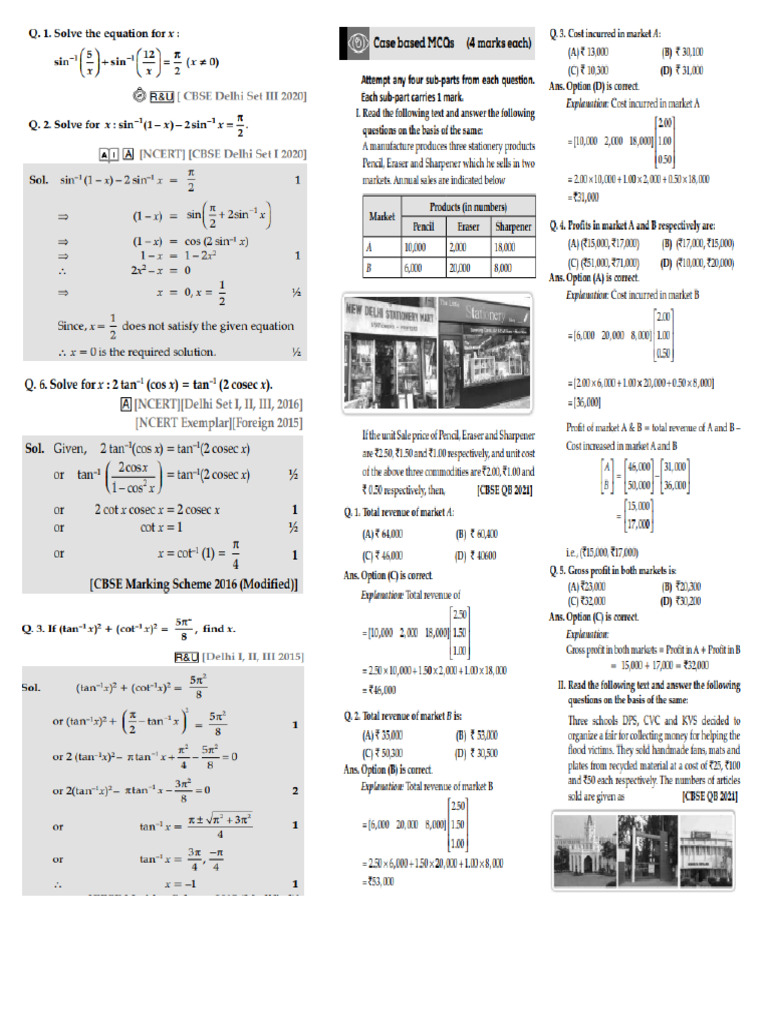 Case Study Matrices | PDF