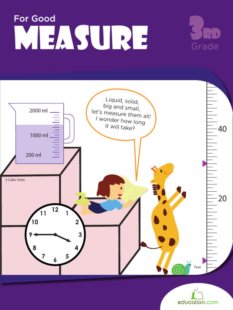06. 3rd - For Good Measure Workbook | PDF | Litre | Foot (Unit)