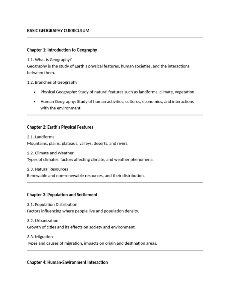Geography Book | PDF