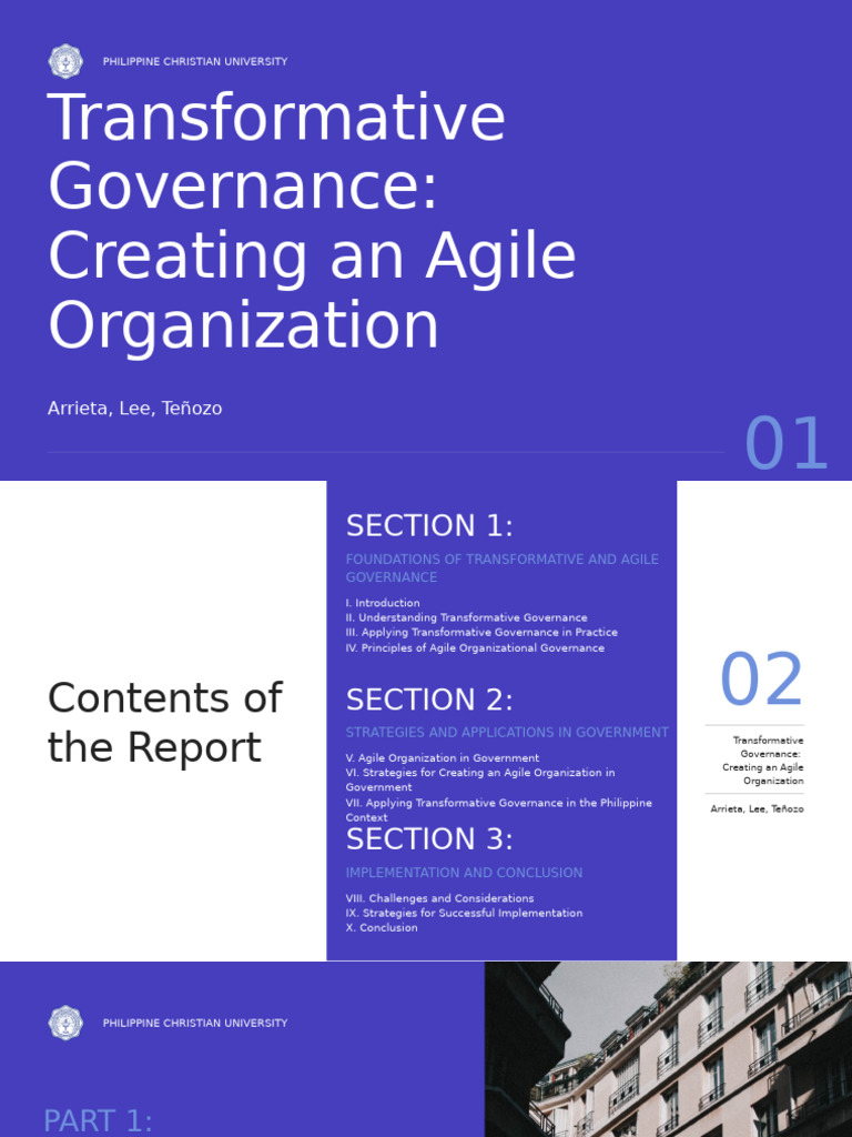 Transformative Governance Creating an Agile Organization | PDF ...