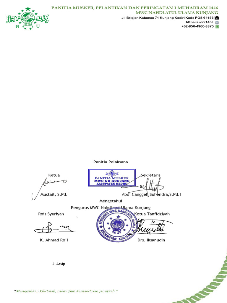 05. Undangan MWC Badas | PDF