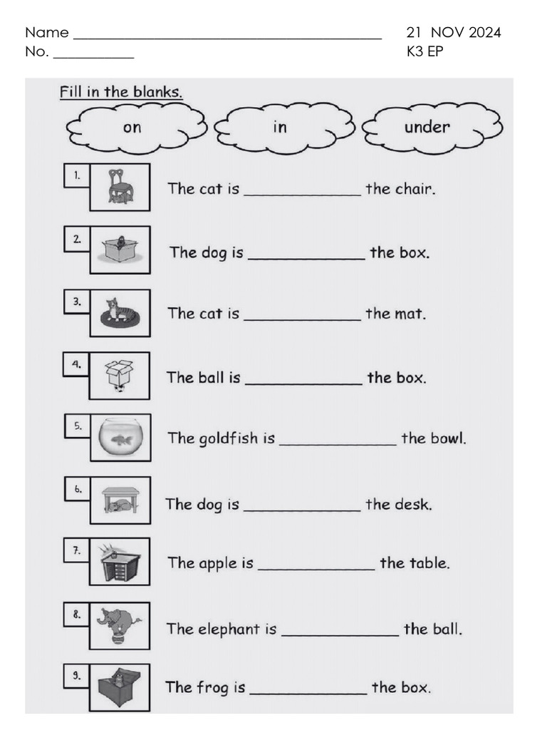 Prepositions Work | PDF