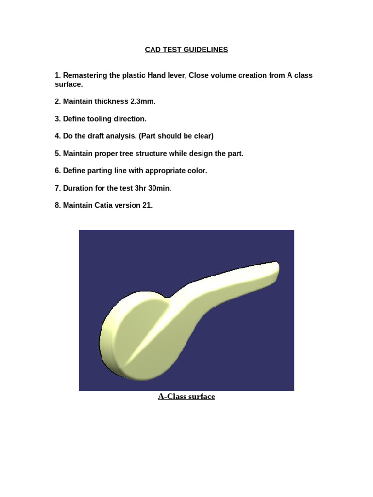 CAD TEST GUIDELINES | PDF