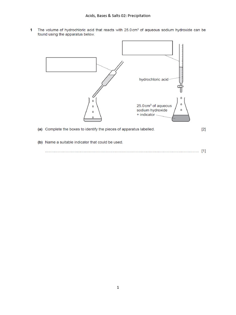 ABS 02 Teacher Worksheet QP | PDF