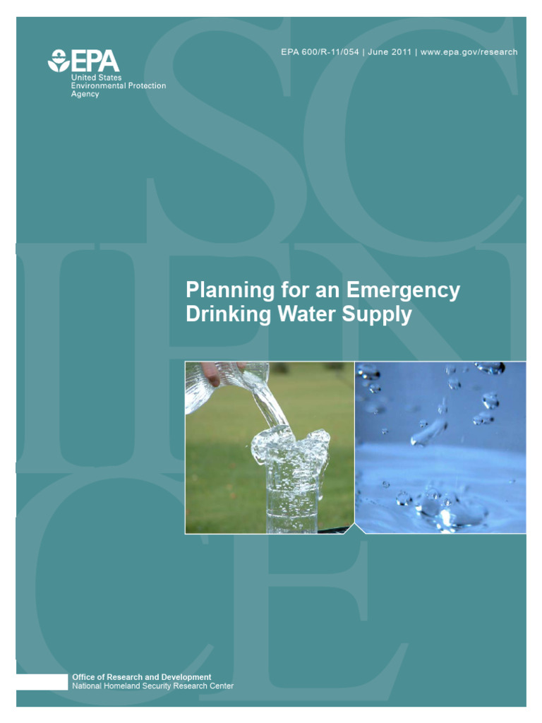 Planning For Emergency Water Supply | PDF | Drinking Water | Water