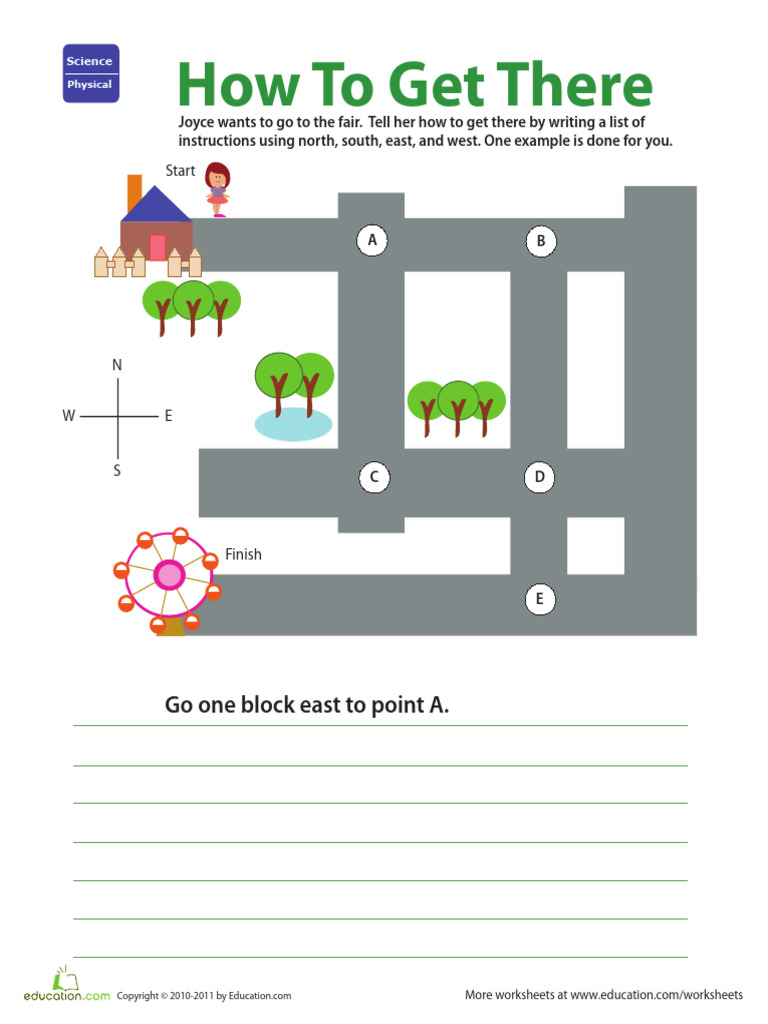 Practice Giving Directions | PDF