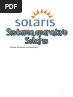 Características Principales de Solaris | PDF | Hilo (Computación) | Servidor (Computación)