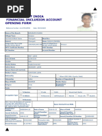 HDFC Current Account Switching Form | PDF | Economies