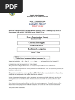 Business Permit Sample | PDF