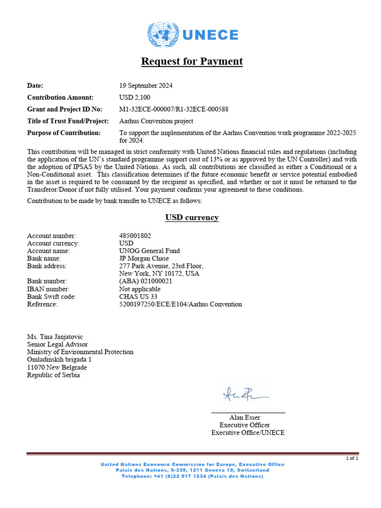 E104-Rfp Ac Serbia For 2024 - Usd 2,100 | PDF | Economies | Banking