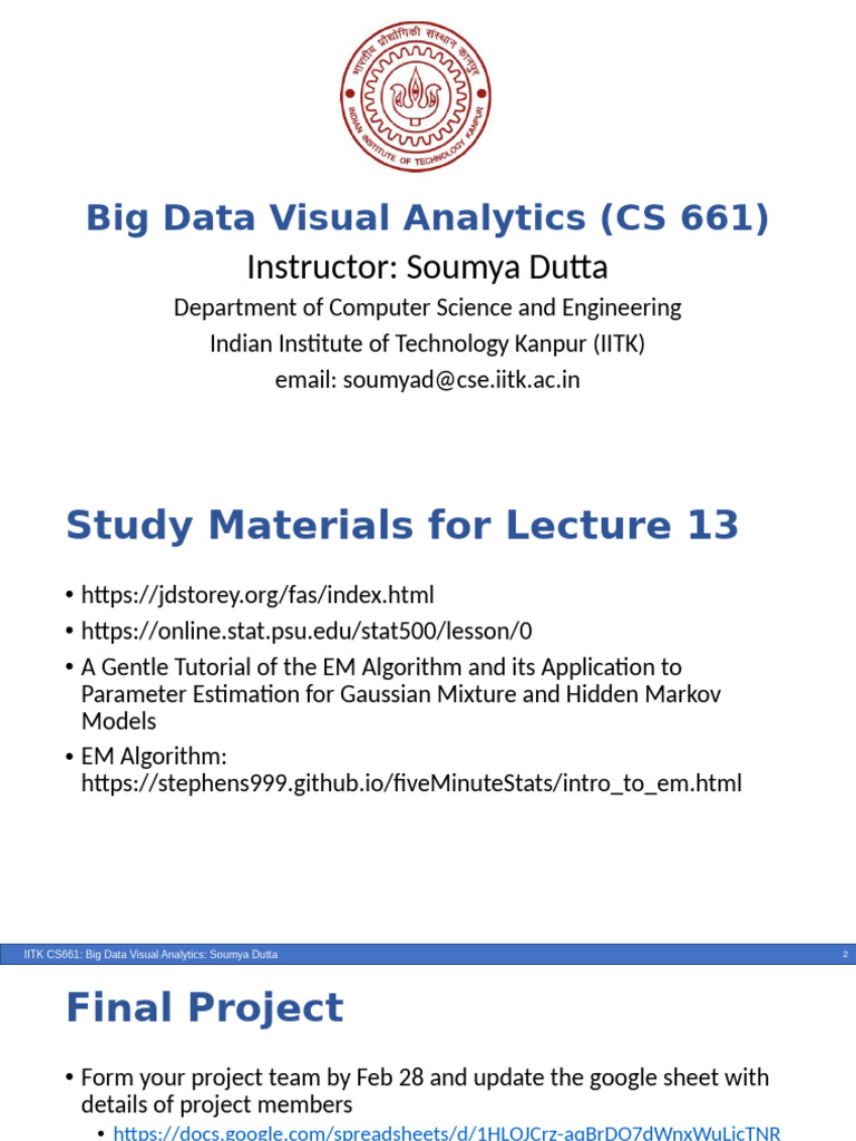 Lecture13 Stats Refresher | PDF | Probability Distribution | Normal Distribution