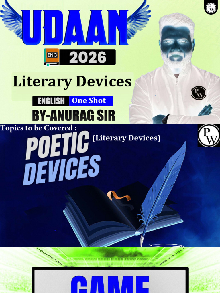 67f915806ddb8263153983f0 - ## - Literary Devices - Class Notes-Invert | PDF