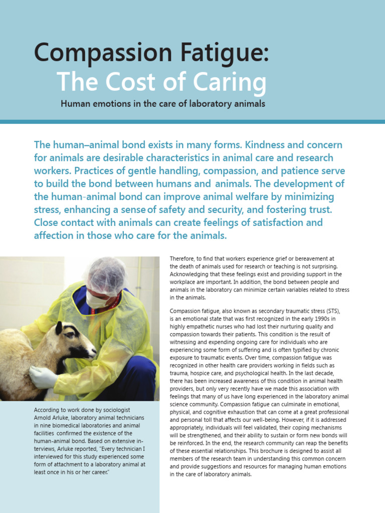 Understanding Compassion Fatigue in Animal Care | PDF | Grief | Psychology