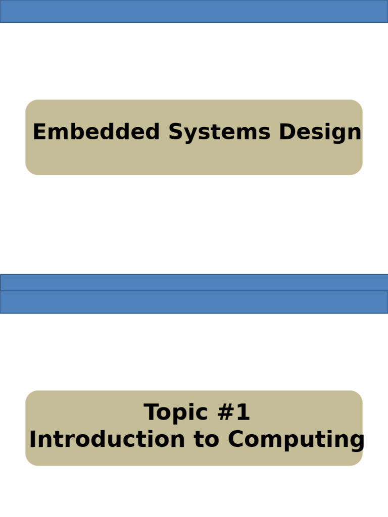 Embedded System Design Lecture | PDF | Arithmetic | Computer Engineering