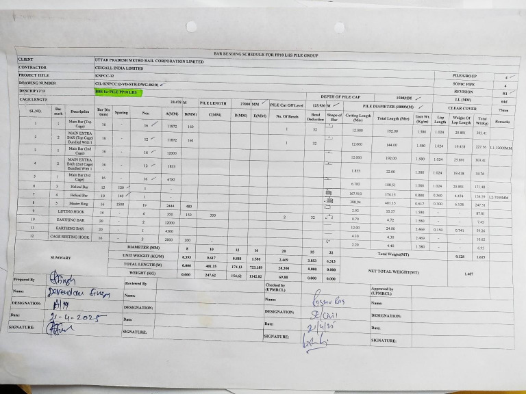 BBS PP10 LHS Pile Group Original Format | PDF