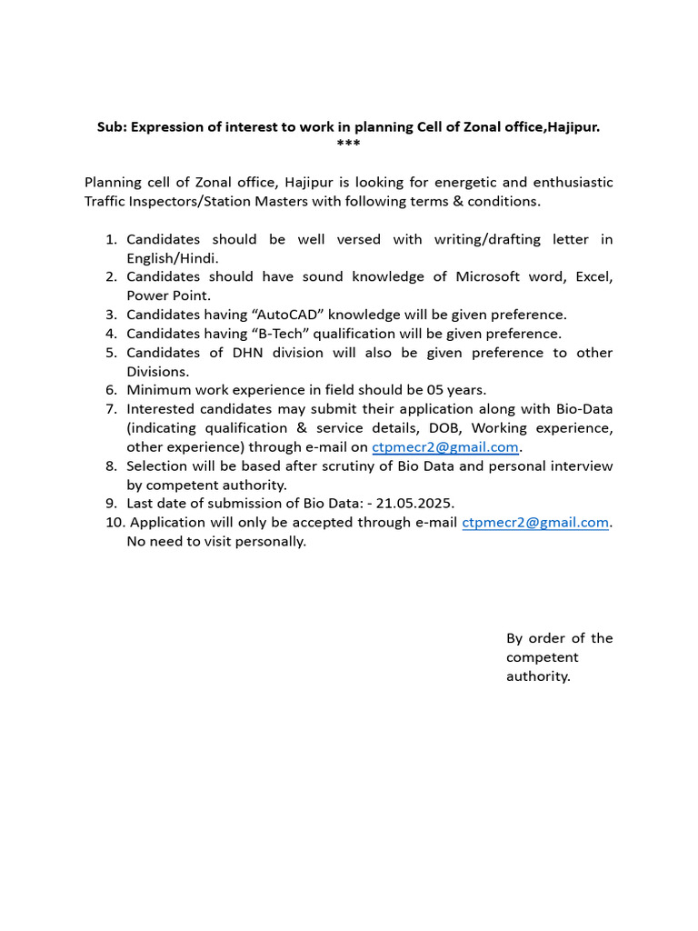 Application For TIs. | PDF