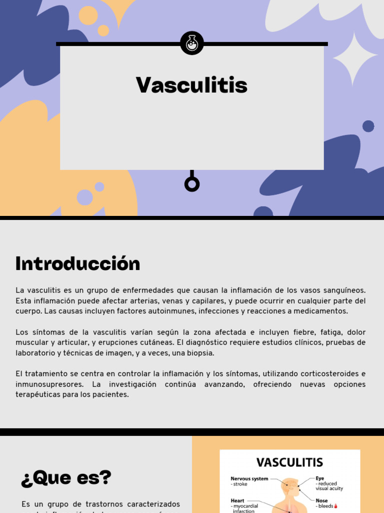 Vasculitis PDF | PDF | Medicina | Enfermedades y trastornos humanos