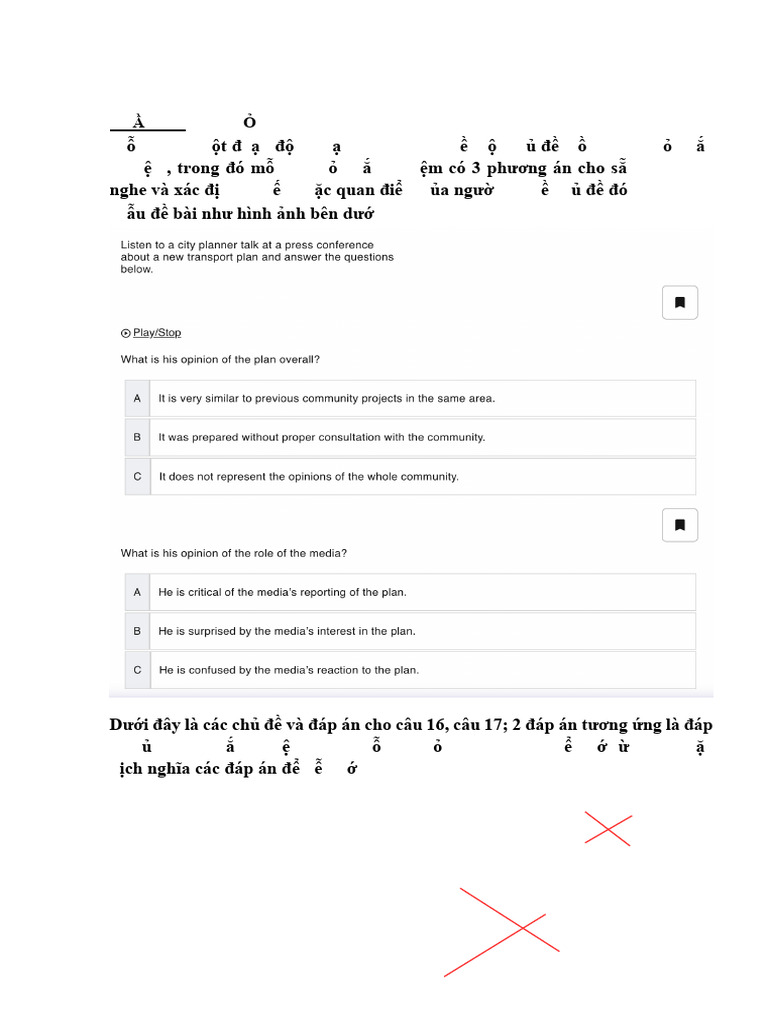 Key Listening (Question 16, 17) | PDF