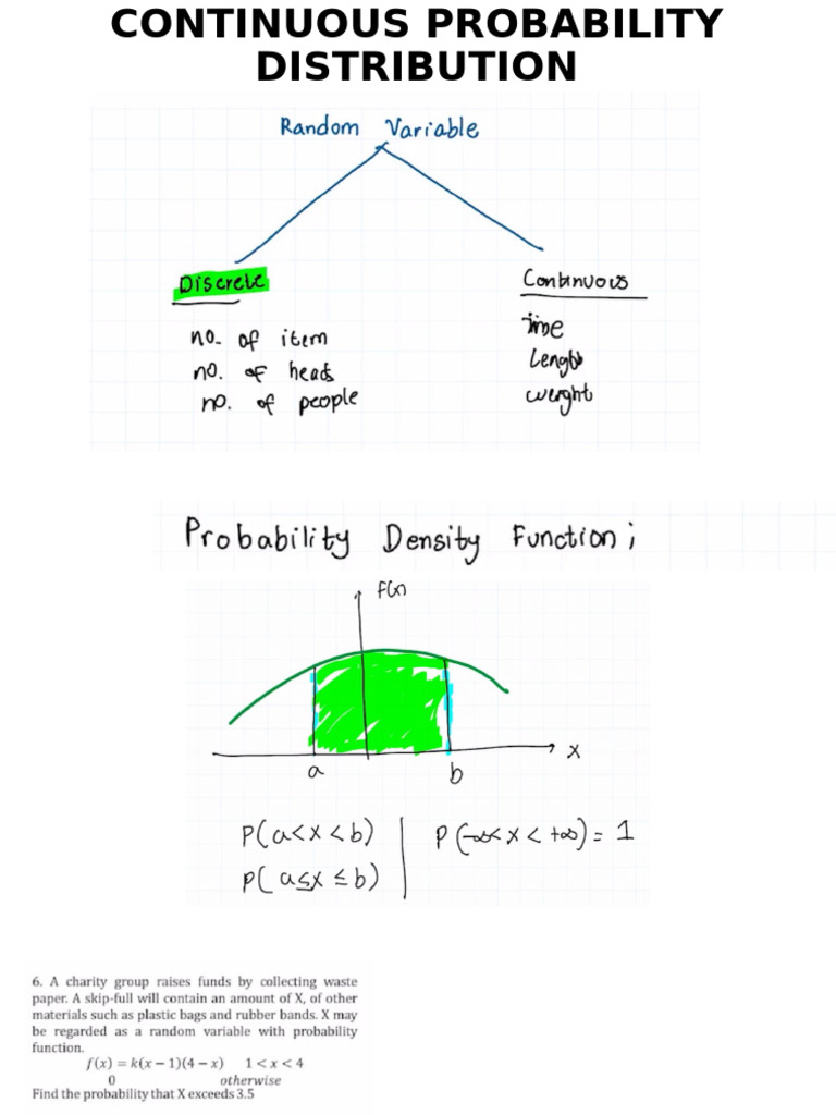 Continuous Probability Distribution | PDF