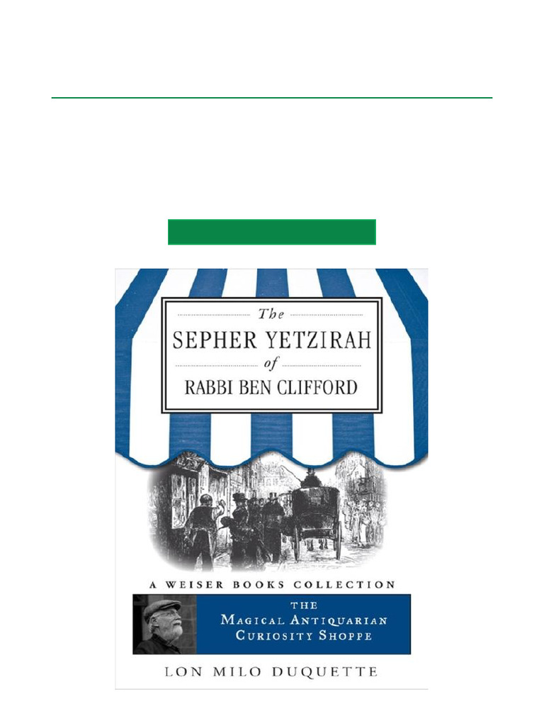 Expert Pick The Sepher Yetzirah of Rabbi Ben Clifford The Magical ...
