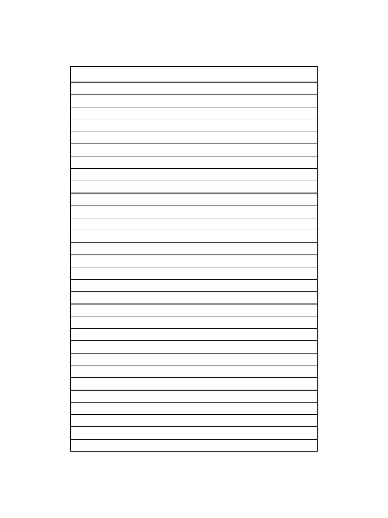 Ruled Sheet With Margins | PDF