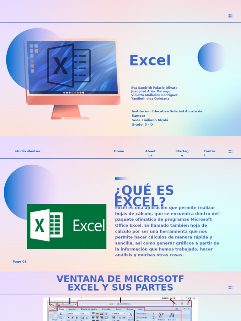 Exposicion Sobre Excel - 5° B-1 | PDF | Microsoft Excel | Análisis de los datos