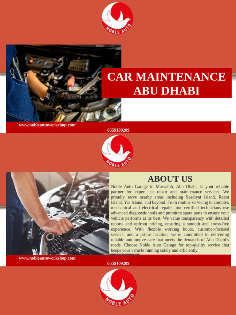 Car Maintenance Abu Dhabi | PDF | Car | Land Vehicles