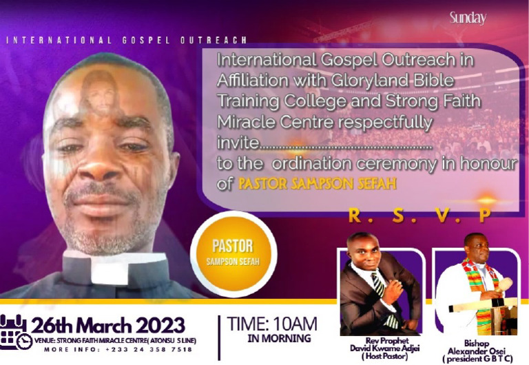 Pastor Sampson Sefah | PDF