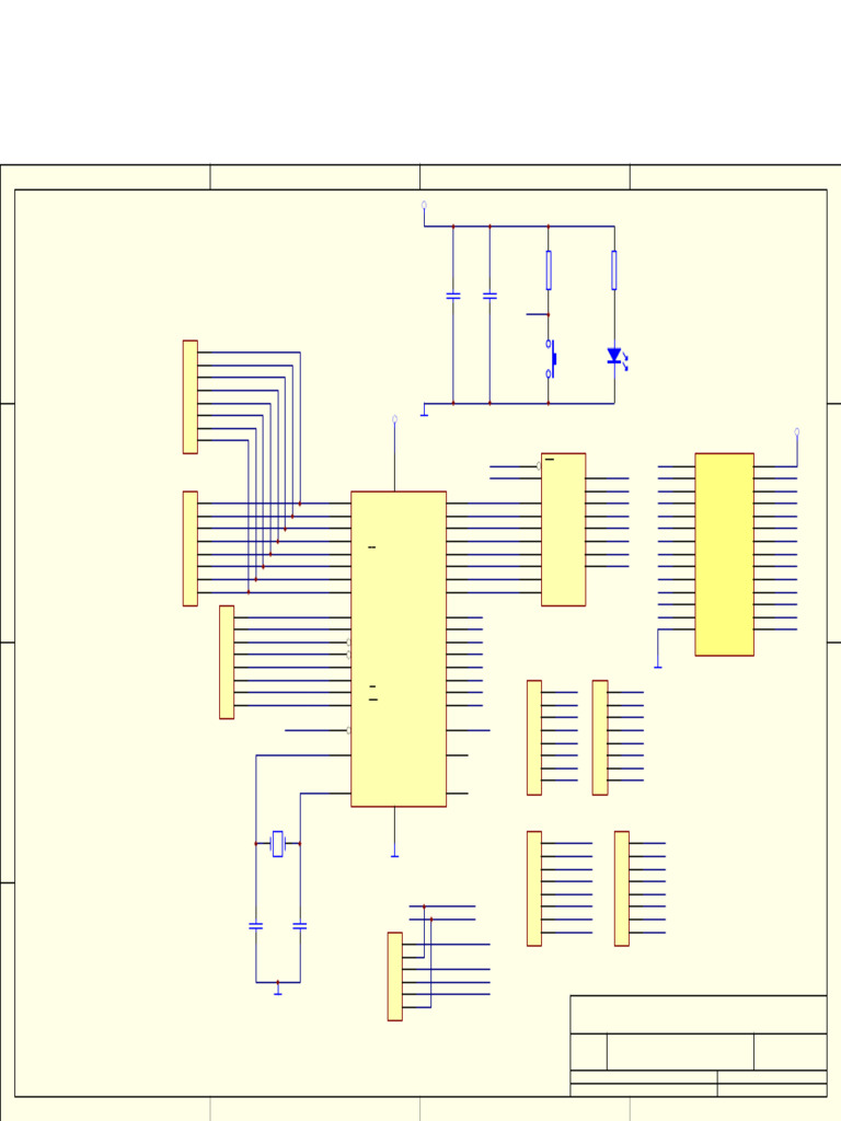 ATmega162 Board Schematic | PDF | Xadrez
