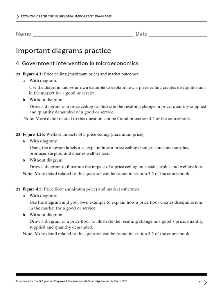 IB Economics Teacher Resource 3ed Ch4 Diagramquestions | PDF | Economic ...