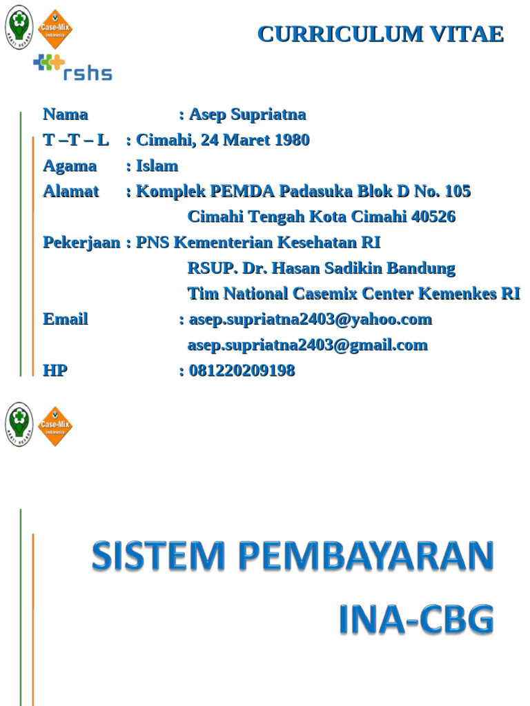 Sistem Pembayaran Inacbg | PDF