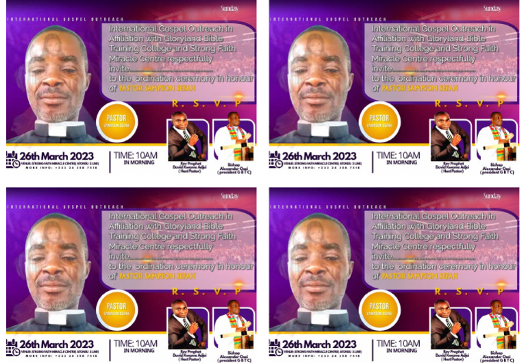 Pastor Sampson Sefah 4 Size | PDF