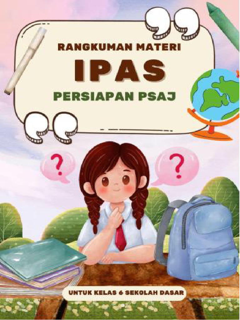 Rangkuman Materi Ipas Persiapan Psaj | PDF