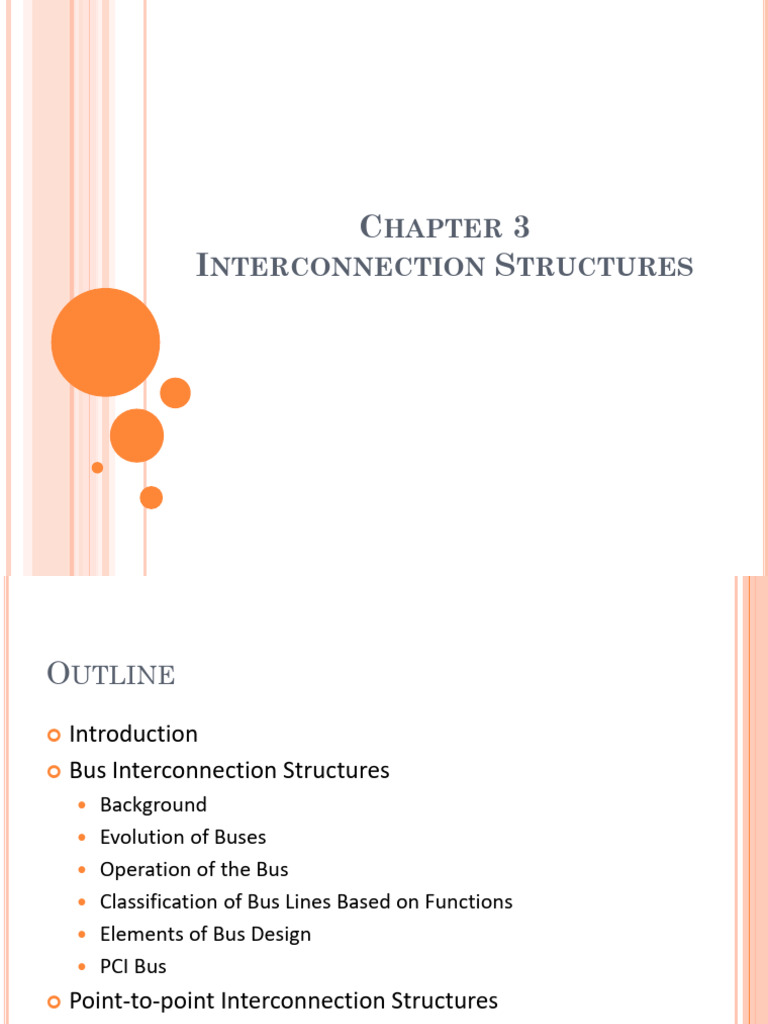 Chapter3 2017EEng InterconnectionStrucutres VSTD 1in1 | PDF | Central Processing Unit | Input/Output