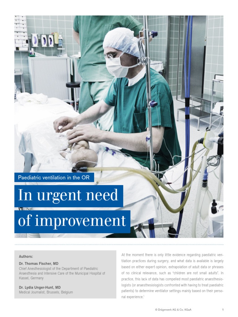 Paediatric Ventilation WP 9104859 en GB | PDF | Breathing | Lung