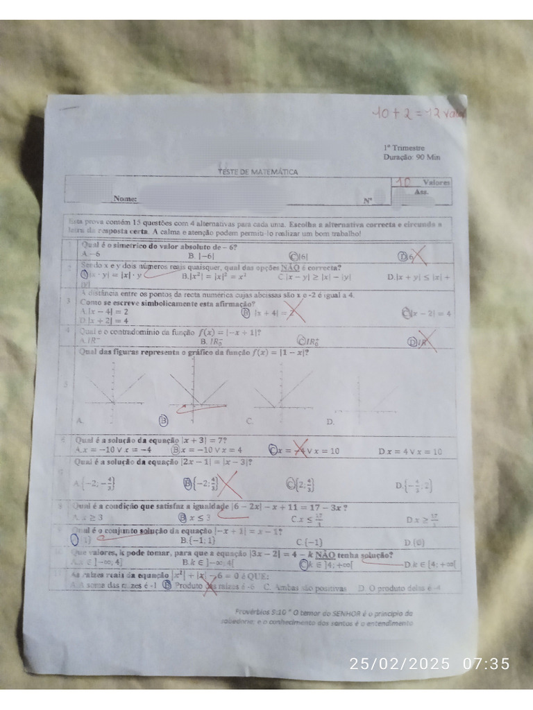Matemática 1°ACS | PDF