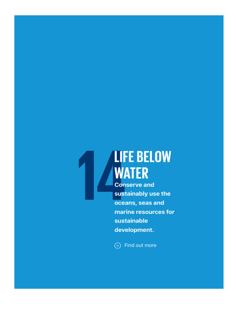 Goal 14 - Life Below Water - The Global Goals | PDF | Overfishing ...