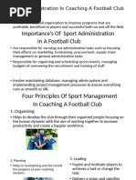 Football Club Structure | PDF