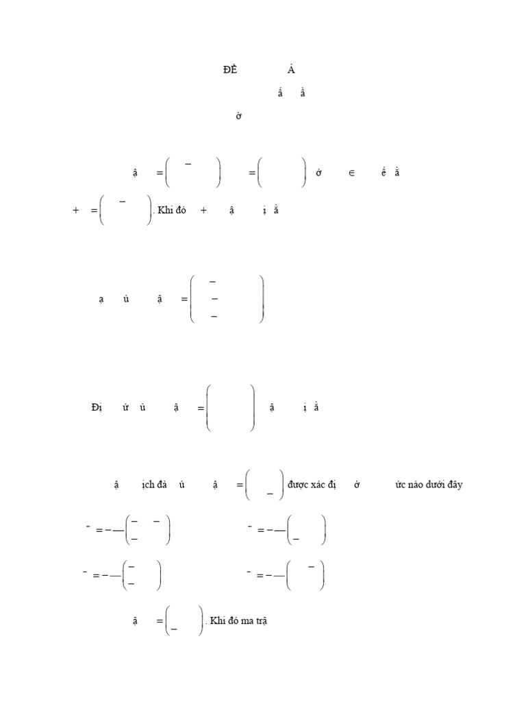 De Tham Khao 2 - Bang Dap An | PDF