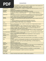 Aqa Science Gcse Command Words | PDF | Question | Knowledge