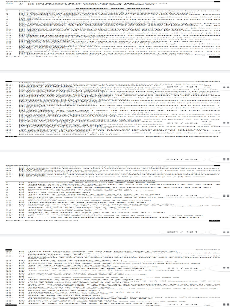 Conjunction Sheet 1st With Answers | PDF