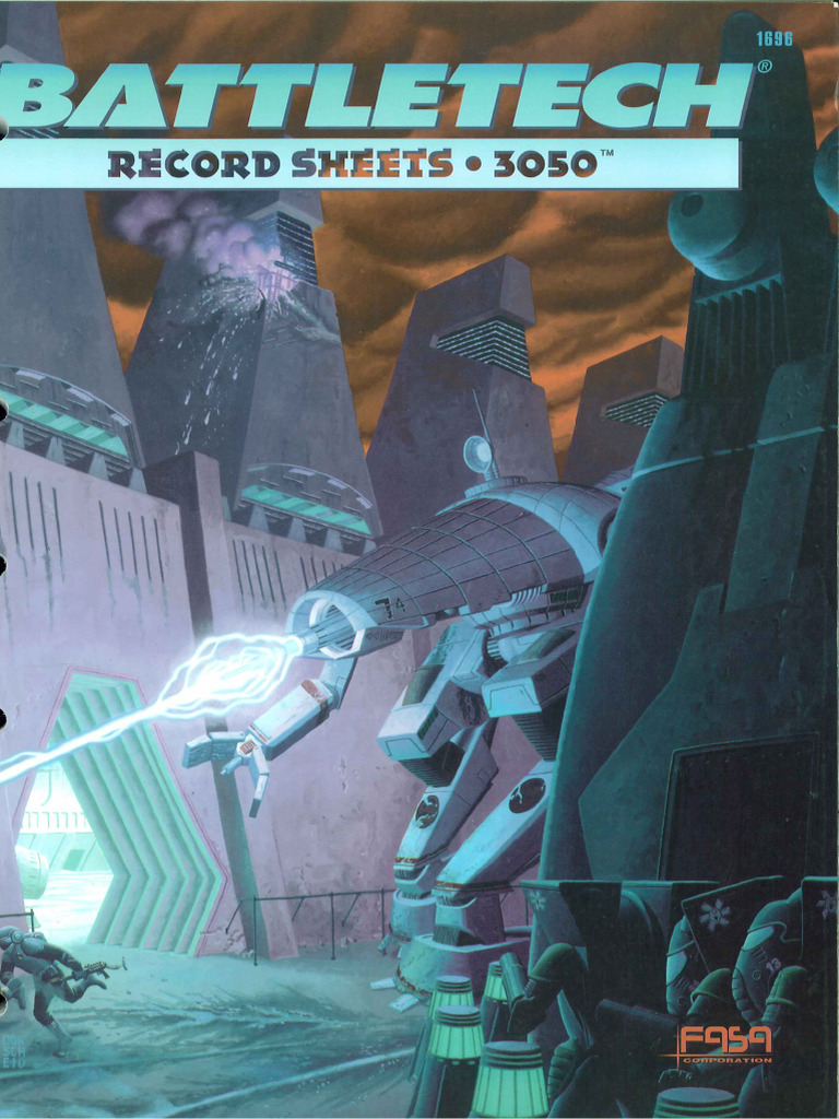 BattleTech-FASA 1696-Record Sheets 3050 | PDF