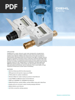 Diehl Hydrus Water Meter Specifications | PDF | Capacitor | Ultrasound