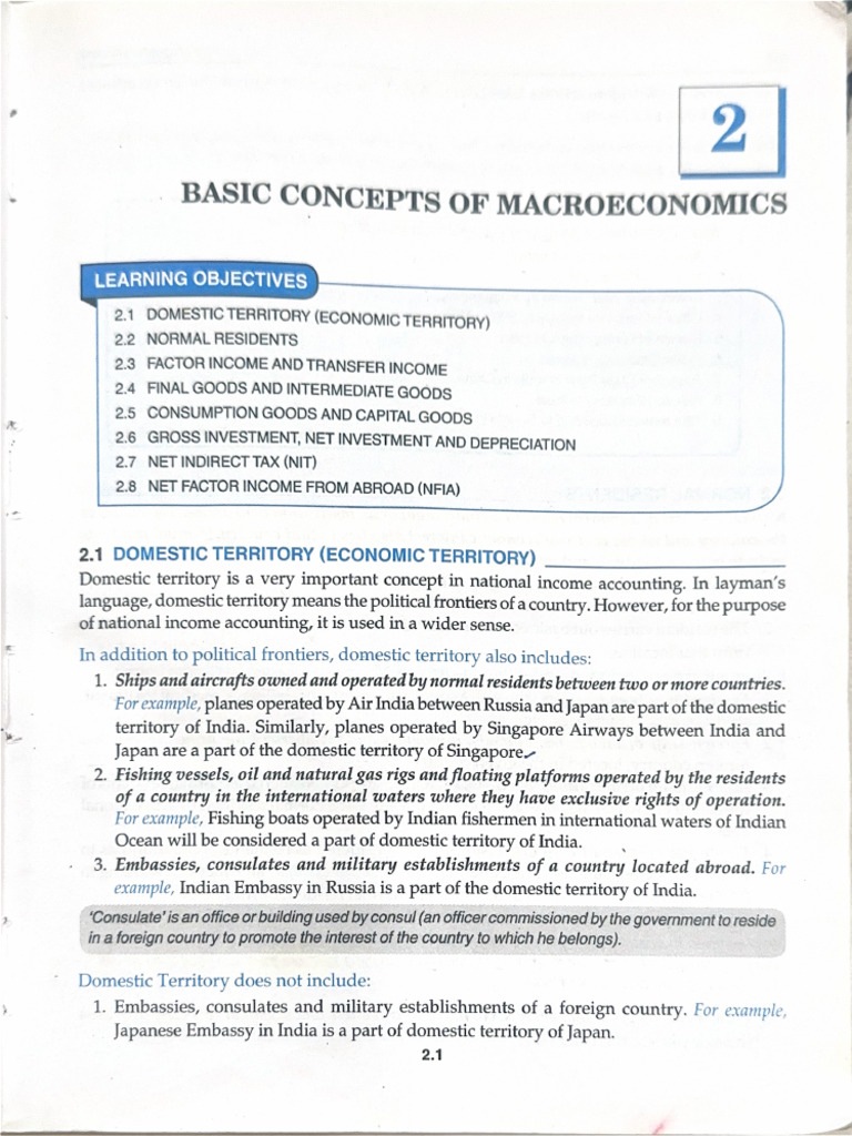 Basic Concepts of Macroeconomics | PDF