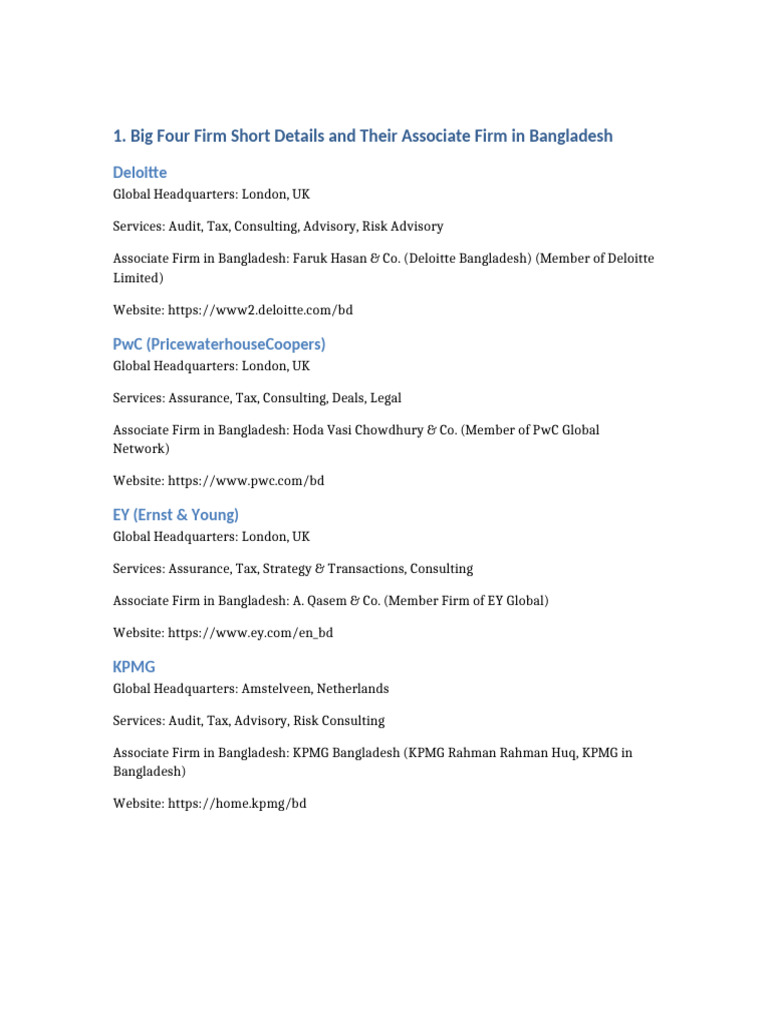 CA Articleship and Big Four BD | PDF | Business | Business Economics