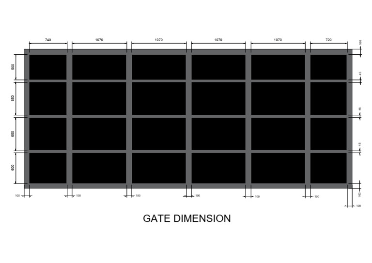 Gate Dimension | PDF