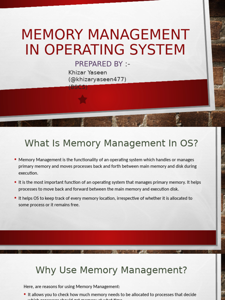 Memorymanagement 211214050034 | PDF | Software Engineering | Computer Architecture