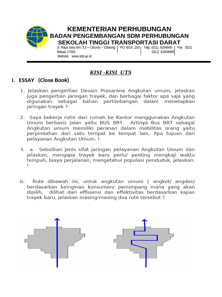 Kisi - Kisi Uts 2025 Desain Prasarana Au | PDF
