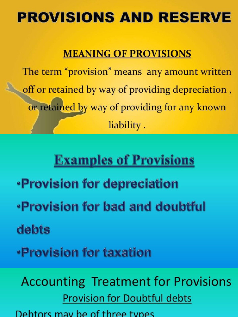 Chapter 7 - Depreciation, Provisions and Reserves | PDF